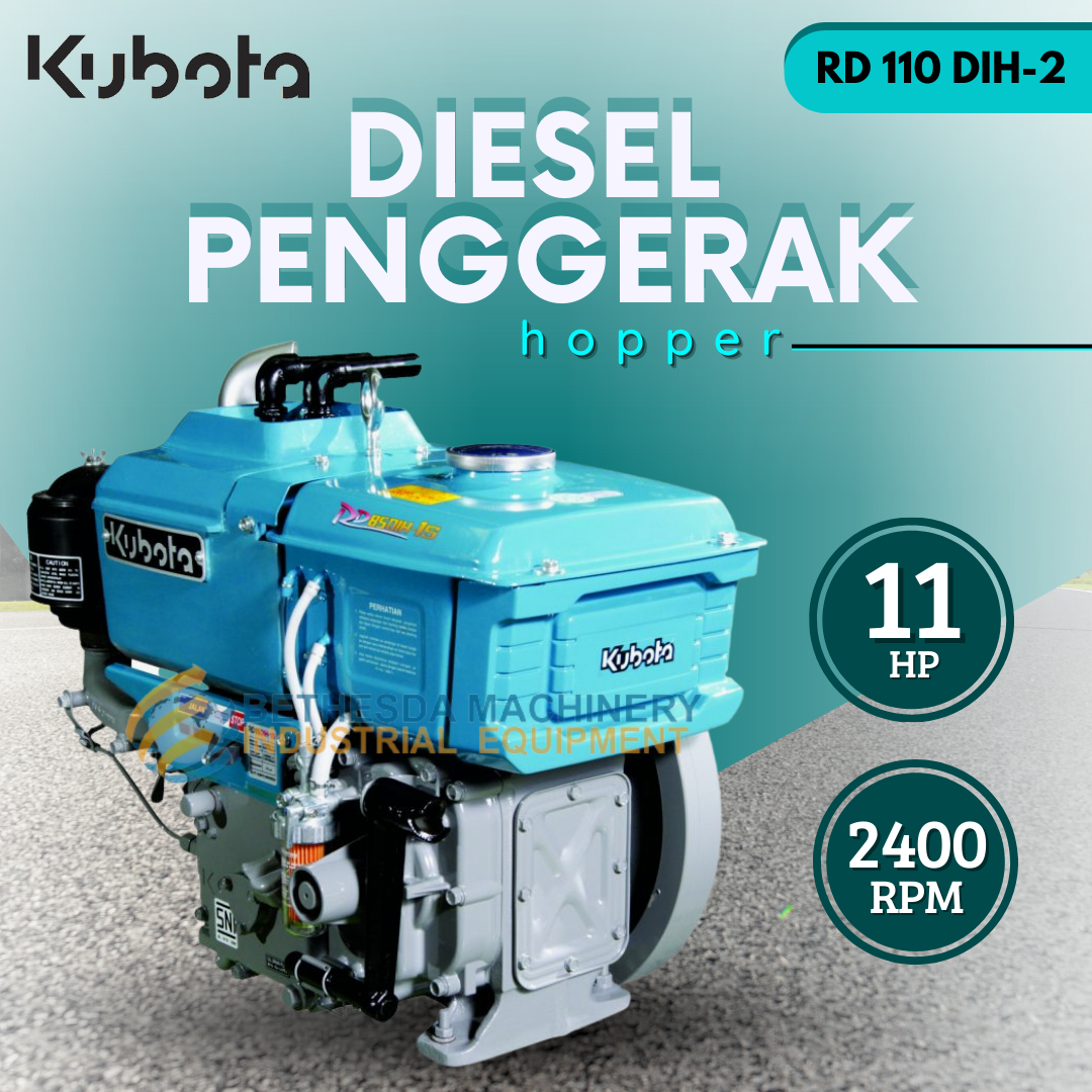 Mesin Diesel 11 Pk Kubota RD 110 DIH-2 Penggerak solar | Lazada Indonesia