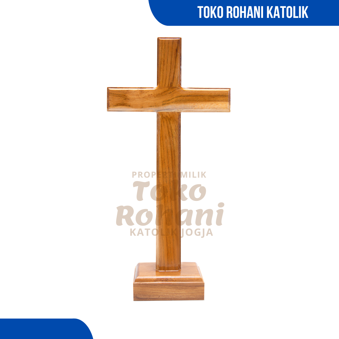 SALIB DUDUK KRISTEN 20 CM/ SALIB MEJA / SALIB POLOS | Lazada Indonesia