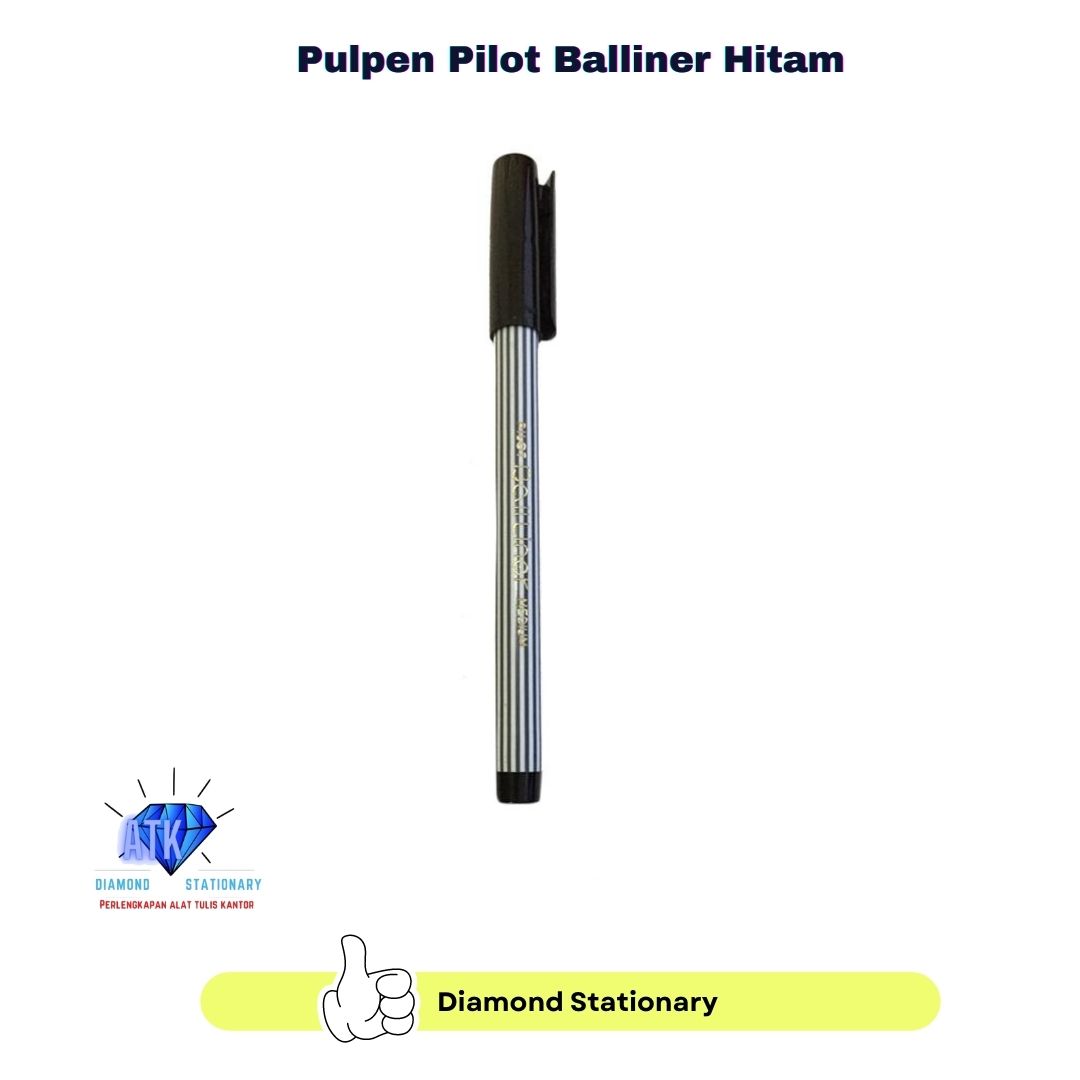 Pulpen Pilot Balliner Hitam | Lazada Indonesia