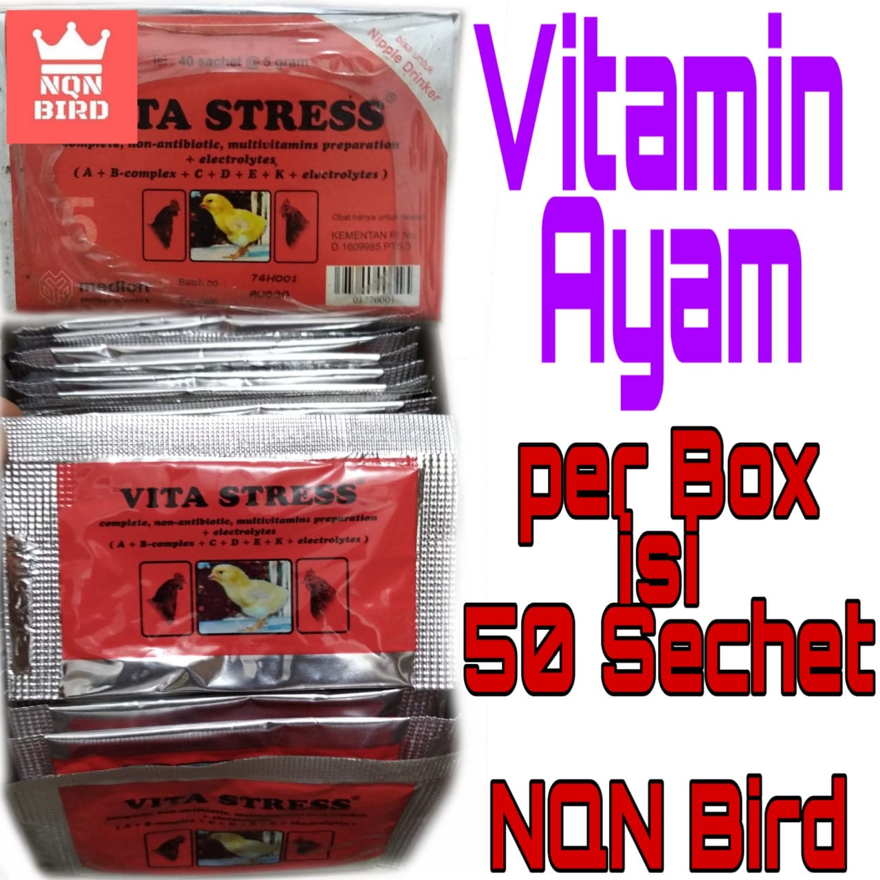 vita Stress Obat Ayam Ternak 1 box | Lazada Indonesia