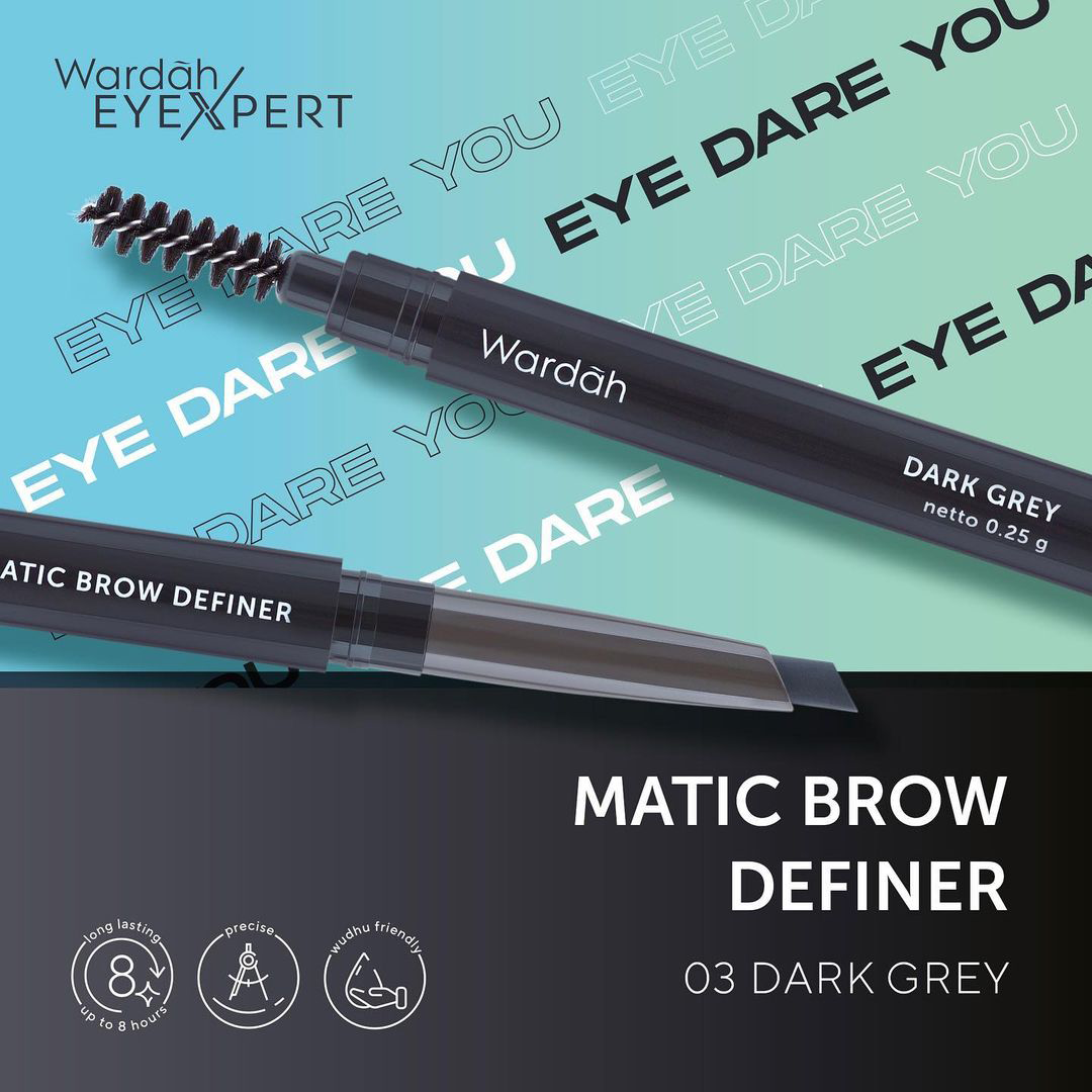 Wardah EyeXpert Matic Brow Definer | Eye Brow Eyebrow pencil (pensil ...