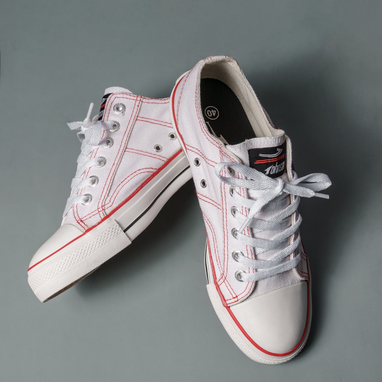 Sepatu Johnson Classic Lowcut White | Lazada Indonesia