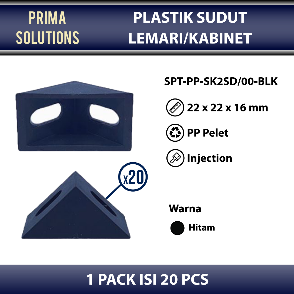Plastik Sudut Lemari/Kabinet (Siku) - Plastic Fitting Corner | Lazada ...