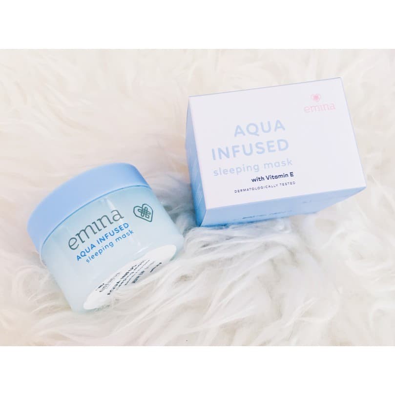 EMINA Aqua Infused Sleeping Mask with Vitamin E 30gr | Lazada Indonesia