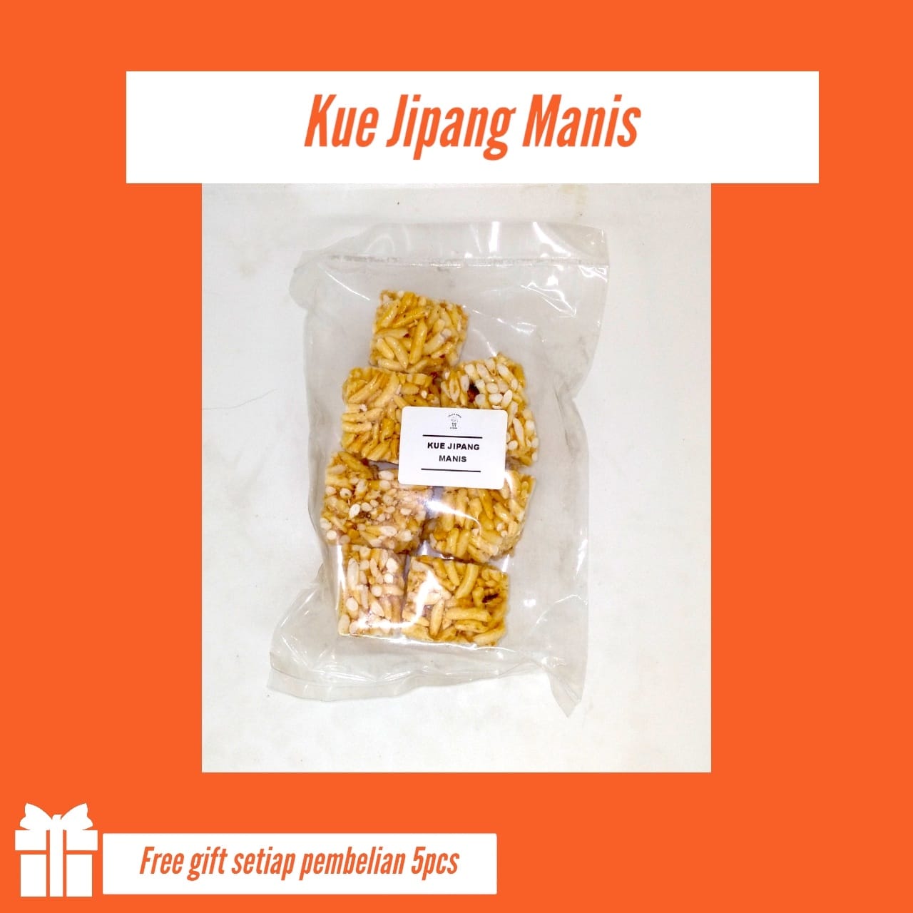 Kue Jipang Manis Repack 2000an/ Cemilan Repack/Snack Murah | Lazada ...