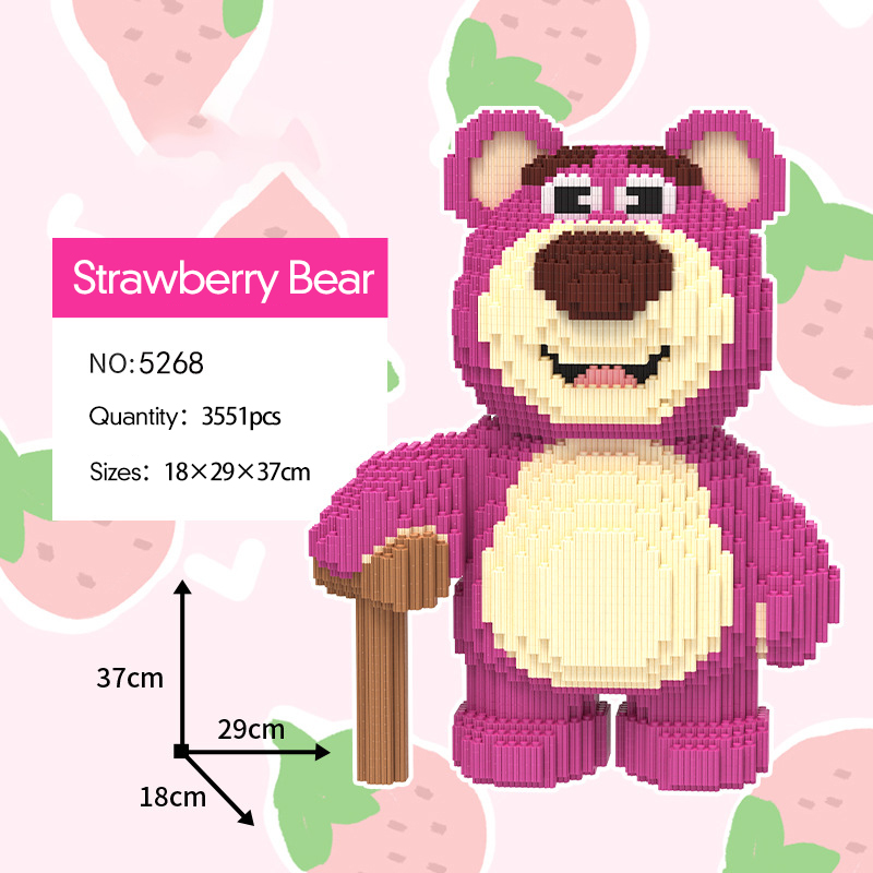 BISA COD Sanrio Kuromi My Melody Lotso Building Blocks Bricks Kartun ...