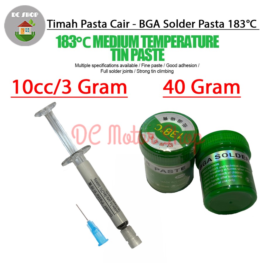 TIMAH PASTA - TIMAH CAIR - TIMAH SOLDER PASTA UNTUK MENCETAK KAKI IC ...
