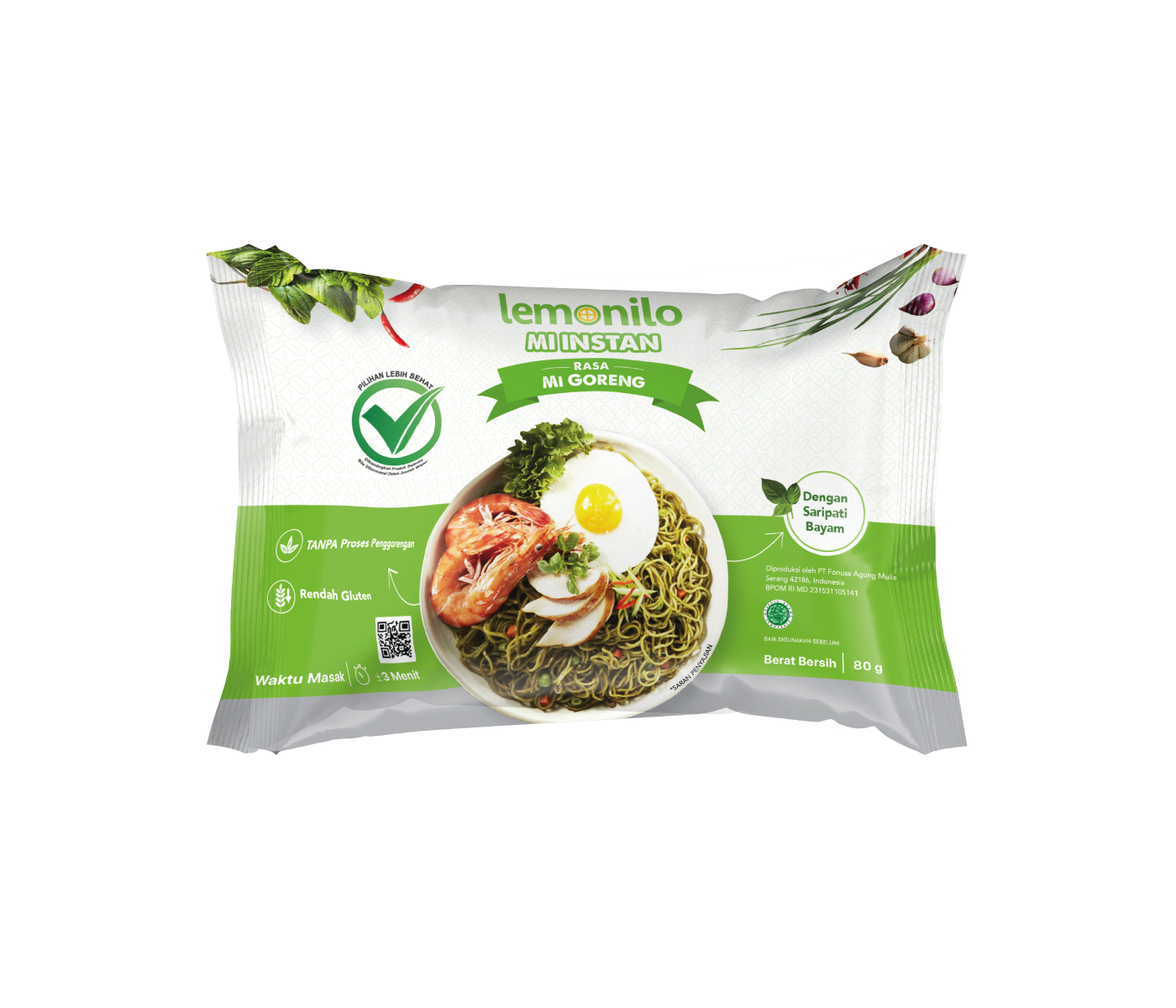 Lemonilo mie goreng 77 gram | Lazada Indonesia