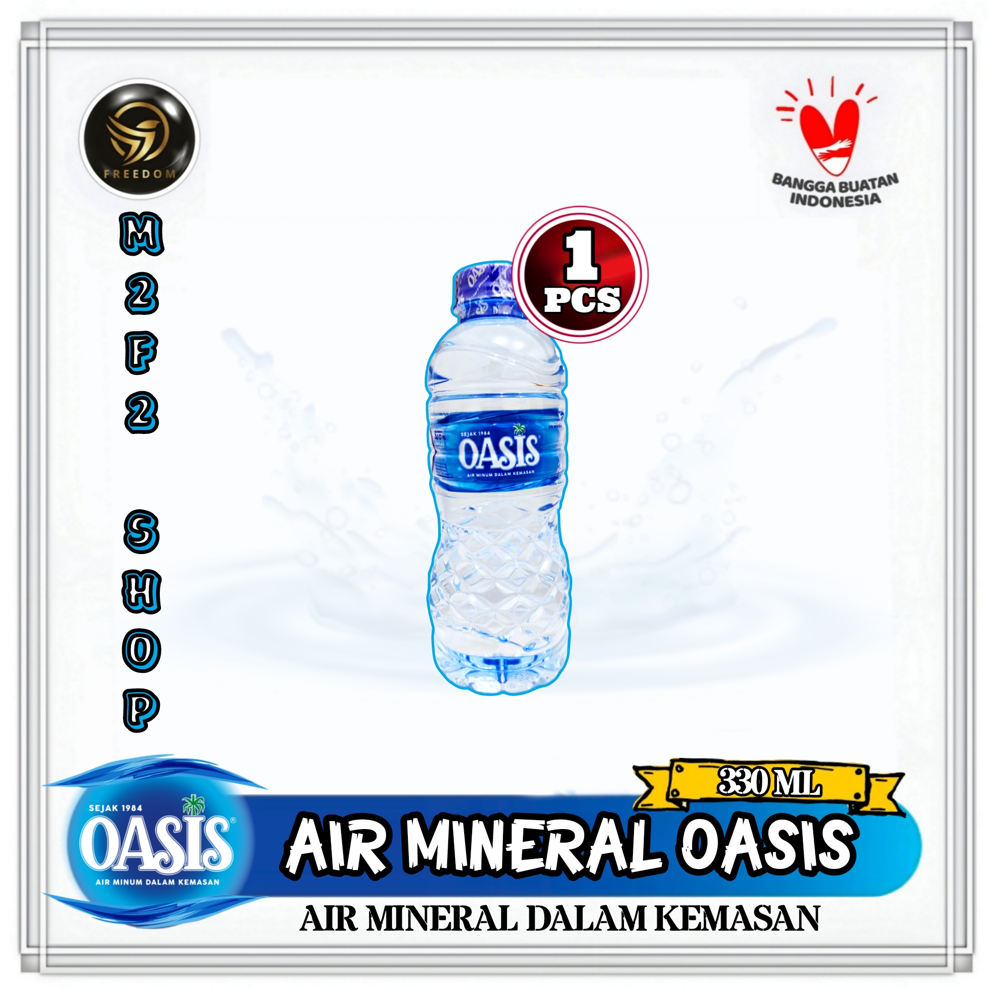 Air Mineral Oasis Botol Mini Pet - 330 ml (Kemasan Satuan) | Lazada ...
