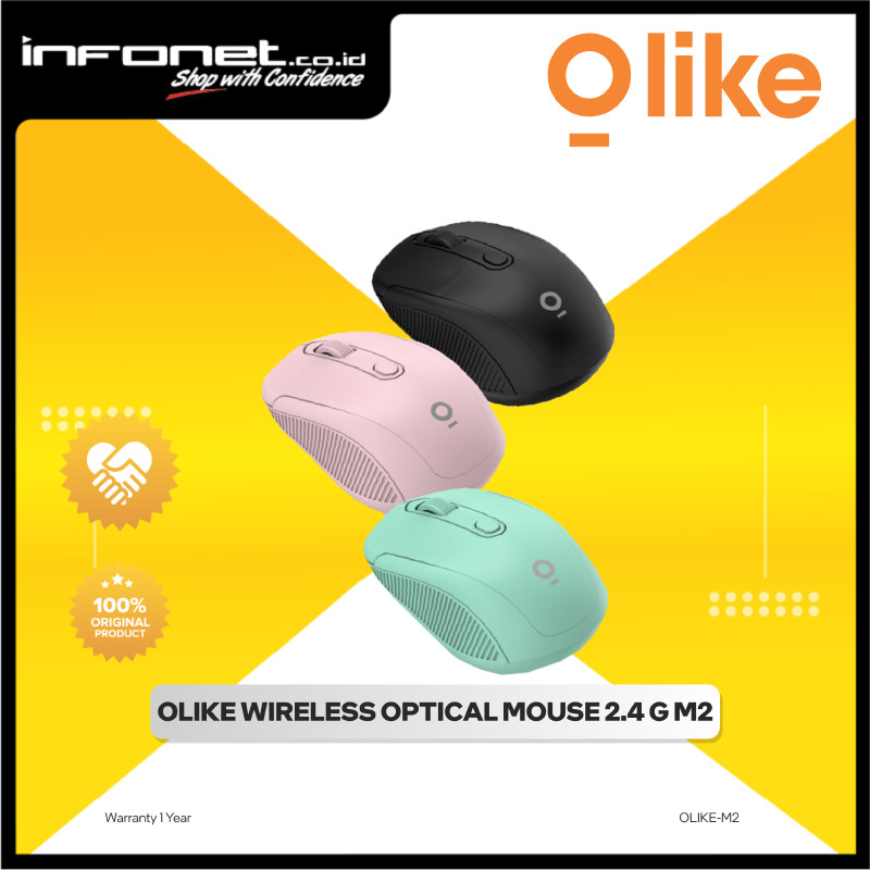 OLIKE WIRELESS OPTICAL MOUSE 2.4 G M2 | Lazada Indonesia