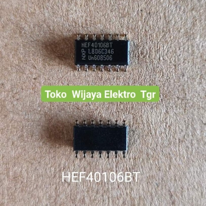 komponen cd40106 ic hef40106bt ic smd 14pin | Lazada Indonesia