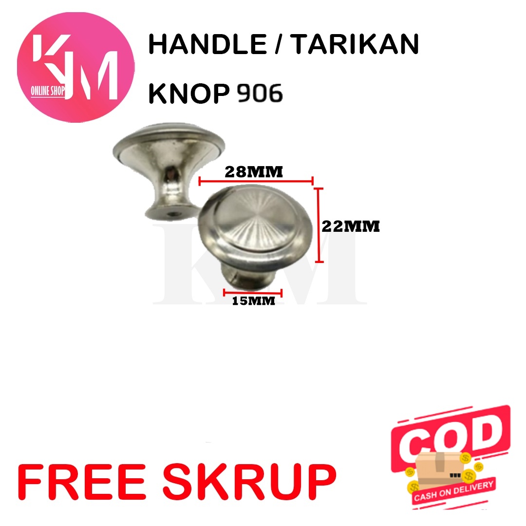 Knop knob tarikan laci handel laci bulat Stainless Babet Murah Pegangan ...