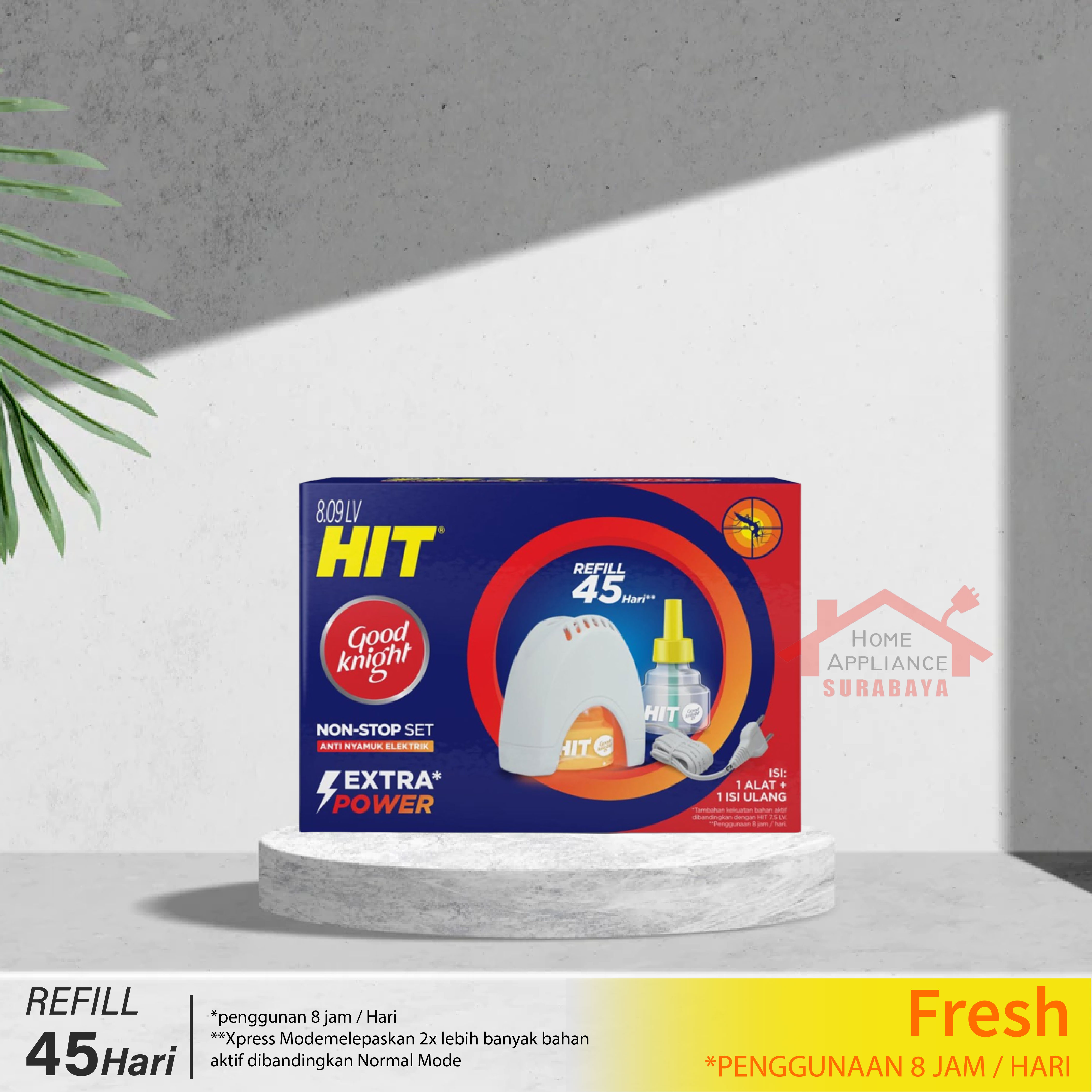 Alat Hit Non Stop Set 8.09 LV Good Knight Fresh - Obat Anti Nyamuk ...