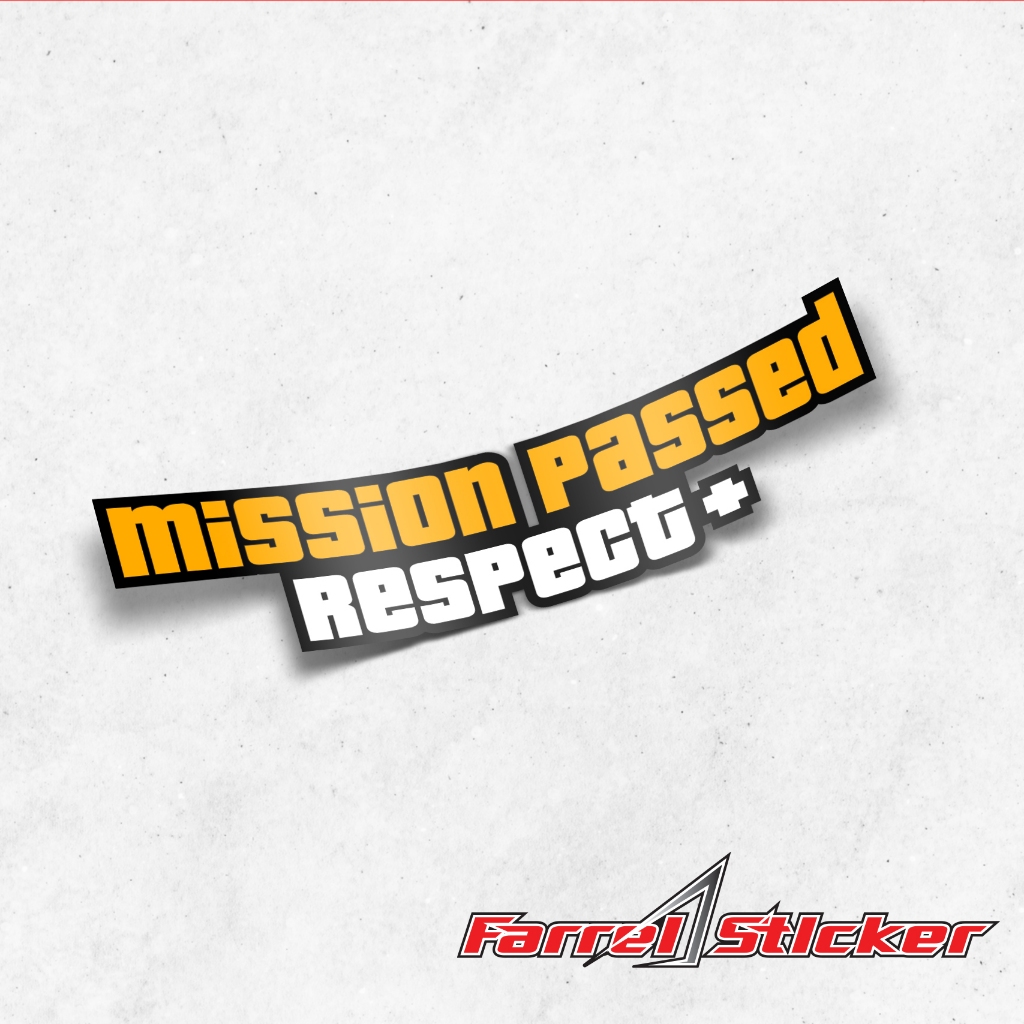 STIKER GTA STICKER MISSION PASSED RESPECT | Lazada Indonesia