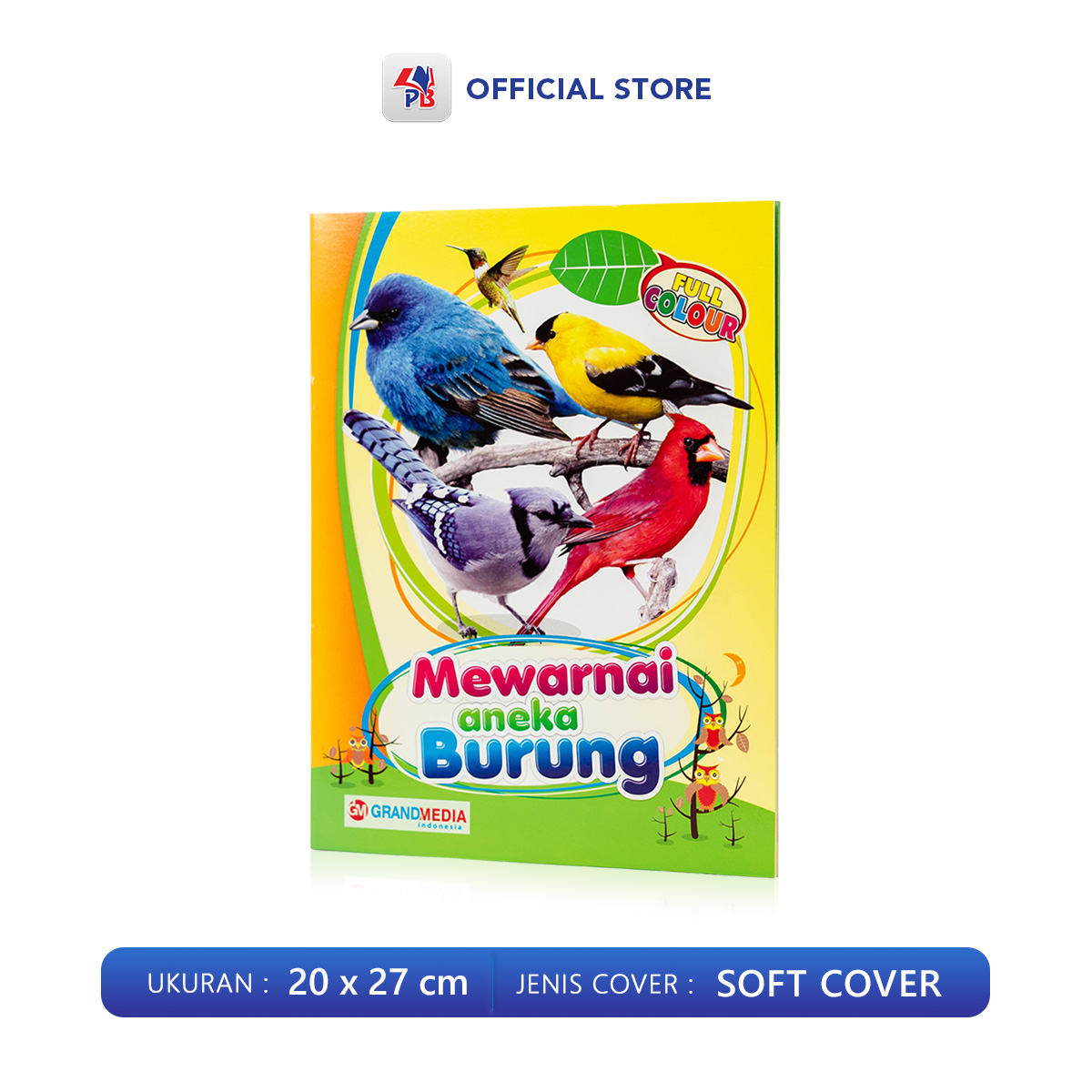 Buku Belajar Mewarnai Anak Aneka Burung Full Colour | Lazada Indonesia