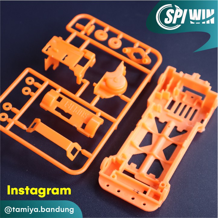 CHASIS TAMIYA BUNTUNG TEBAL MINI 4WD S1 S 1 SUPER 1 TITI RANGKA SASIS ...