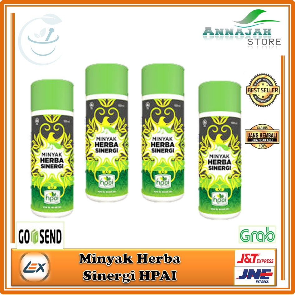 PAKET 4 BOTOL!!! Minyak herba sinergi hpai minyak But but herbal jawi ...