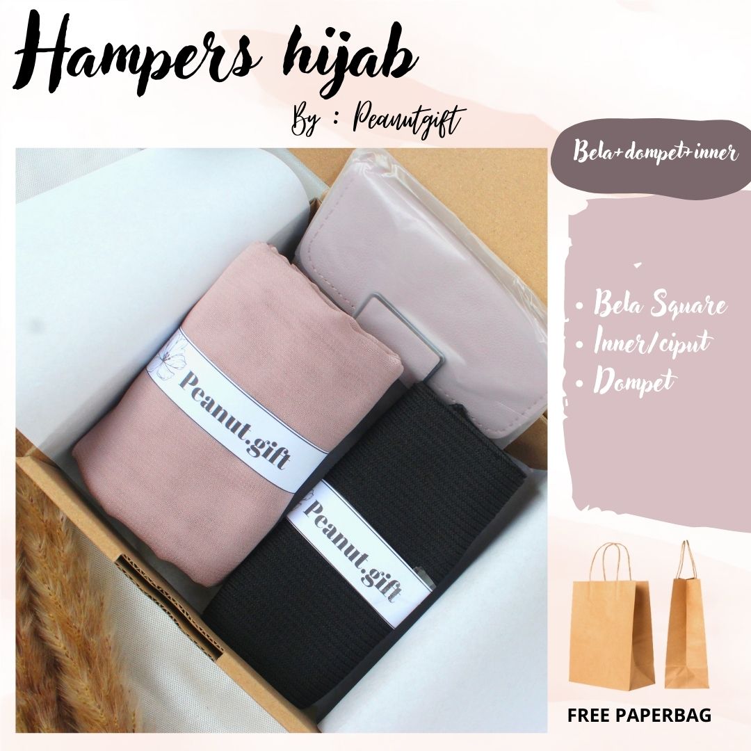 Hampers hijab gift box souvenir ulang tahun wisuda kado pernikahan ...