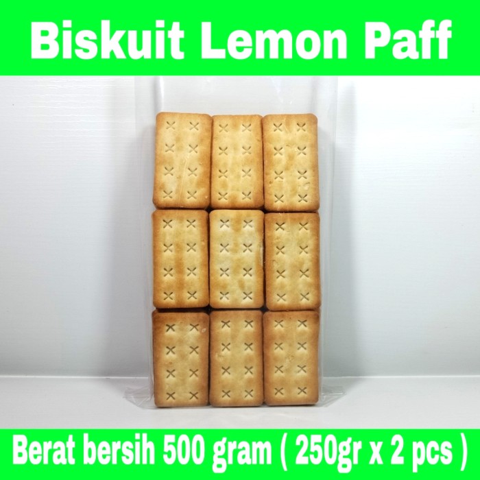 BISKUIT LEMON PUFF / KHONG GUAN / BISKUIT KILOAN 500 GR - 500 gram ...