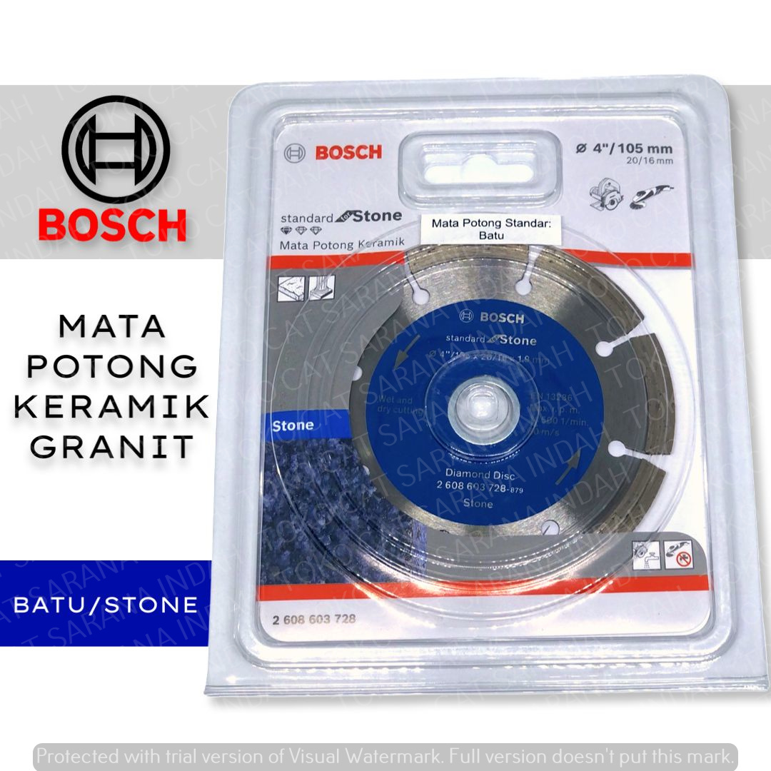 MATA POTONG KERAMIK GRANIT BOSCH MARBLE CUTTER FAST CUT 4 INCH | Lazada ...