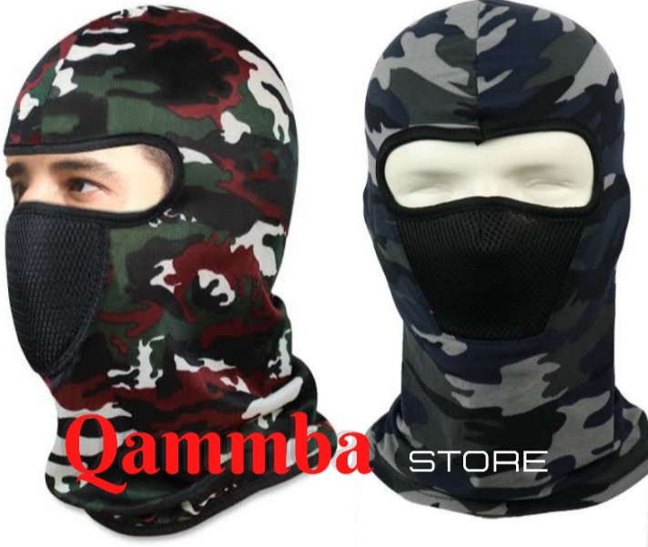 BALACLAVA / MASTER BUFF NINJA MOTIF ARMY / SARUNG KEPALA / MASKER ...
