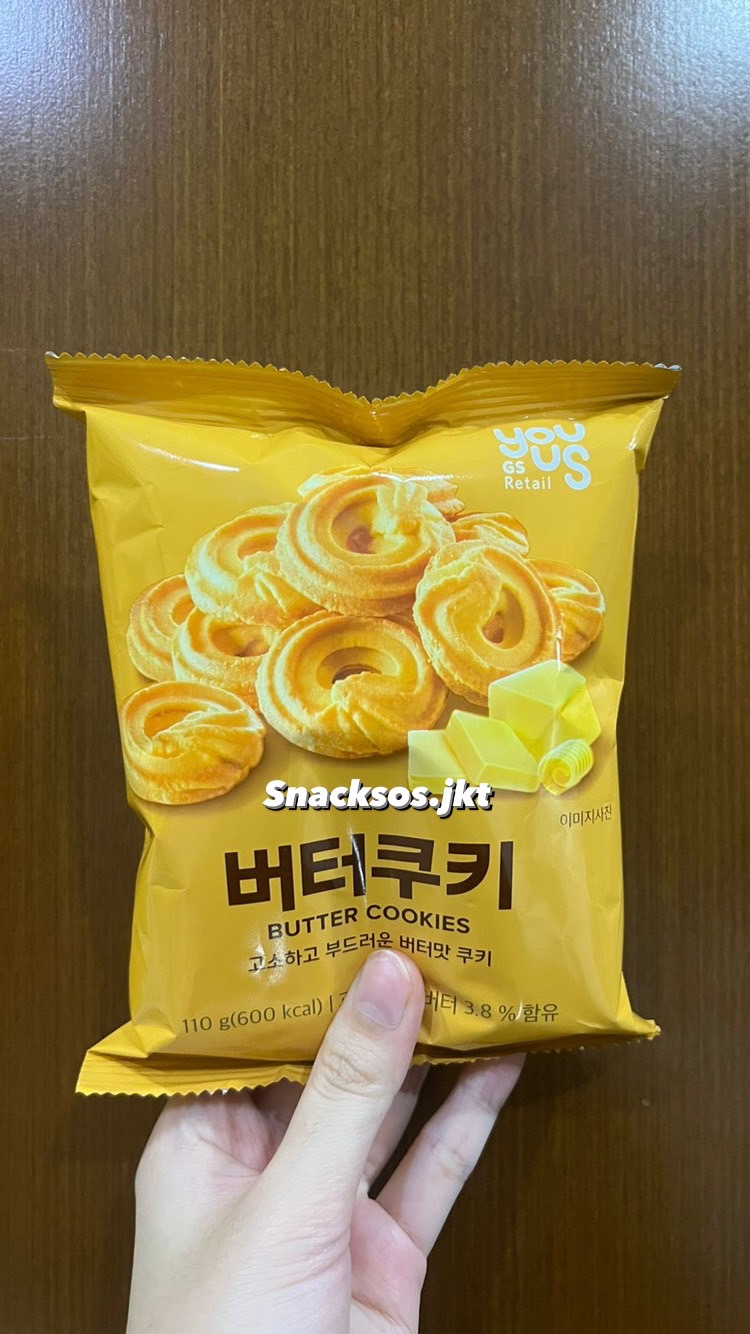 YOUUS BUTTER BISCUIT COOKIE / COOKIES MENTEGA / KUKIS BISCUITS KOREA ...
