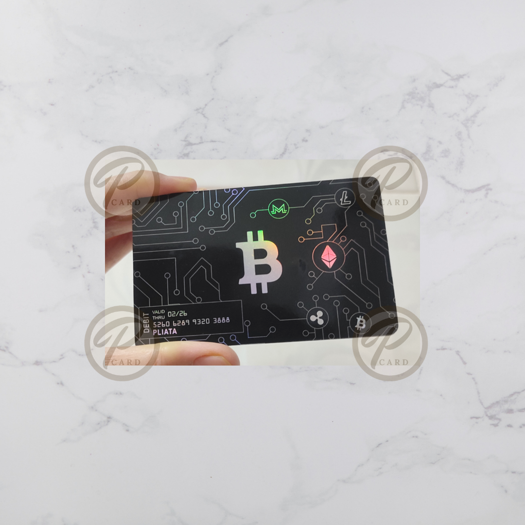 STICKER DESAIN CRYPTO CARD HOLOGRAM SERIES - Card Cover Skin Sticker ...
