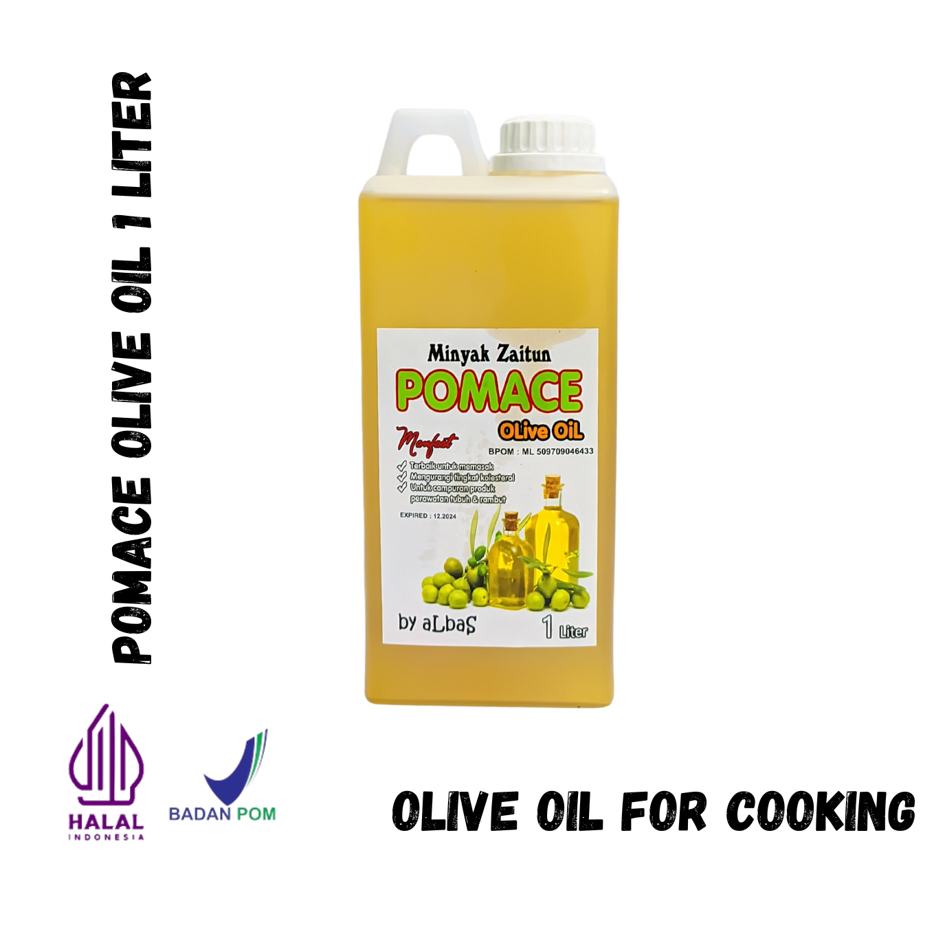 Pomace olive oil / minyak zaitun pomace 1 Liter terbaik untuk memasak ...