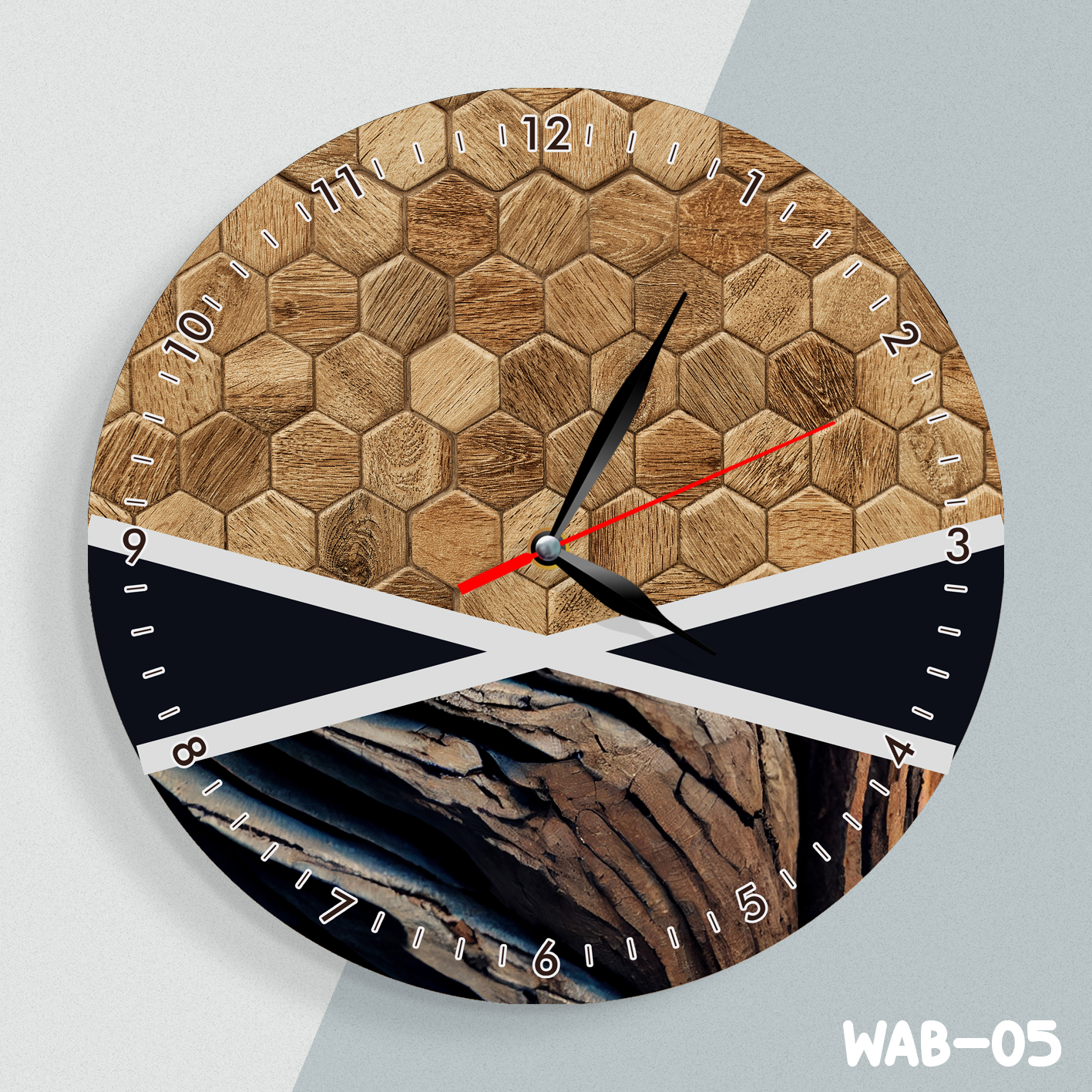 Jam Dinding Tekstur Kayu Wood Art Texture Rumah - WAB | Lazada Indonesia