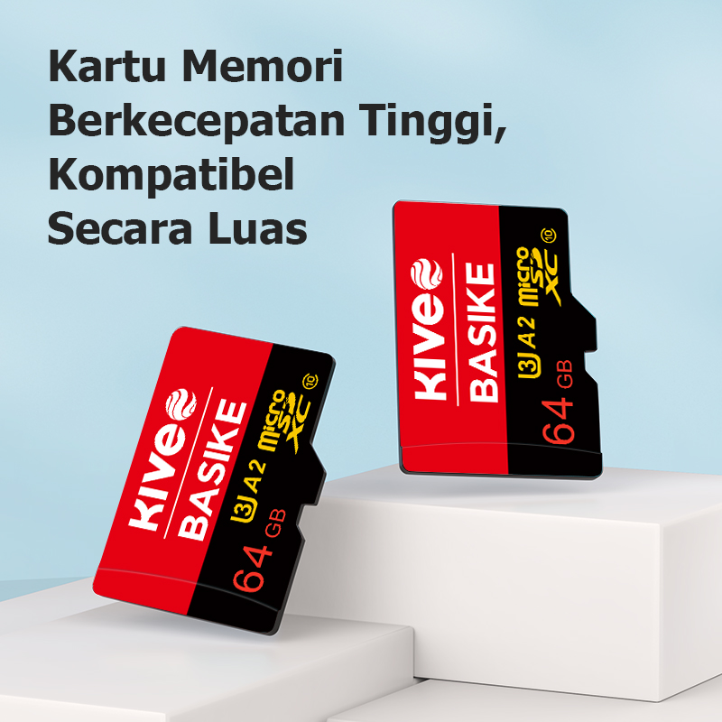 Kartu Memori Card SD 32GB/ 64GB / 128GB 200MBps 4K SD Cards microSD ...