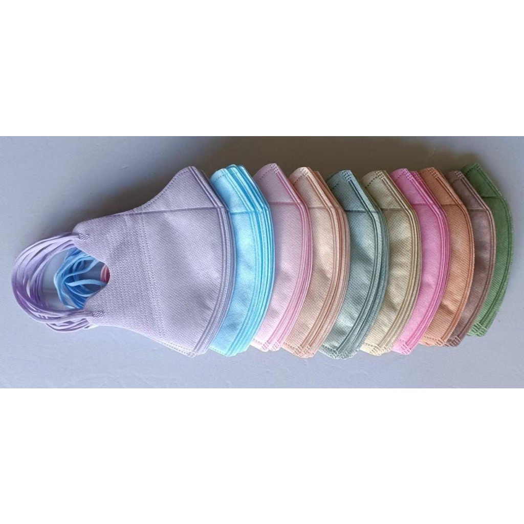 masker duckbil warna pastel, duckbil warna rainbow(isi 50 pcs) | Lazada ...