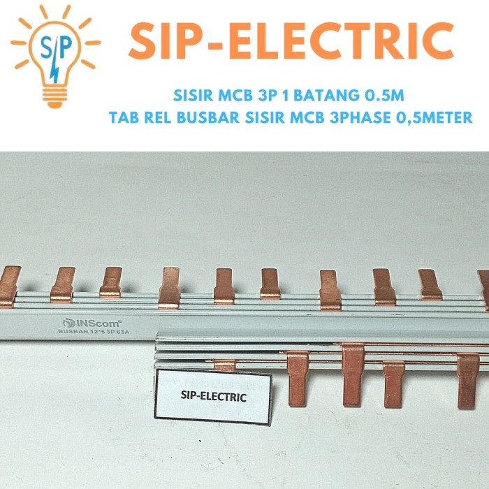 SISIR MCB 3P 1 BATANG 0.5M / TAB REL BUSBAR SISIR MCB 3PHASE 0,5METER ...