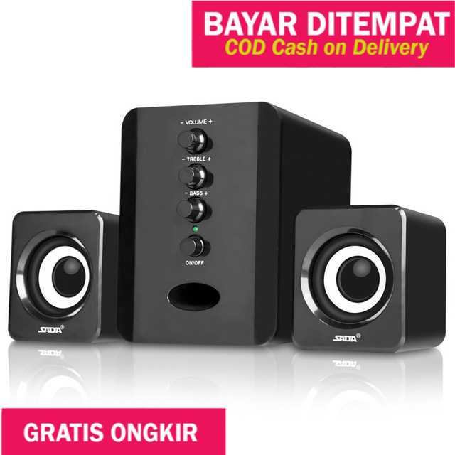 Speaker Aktif Super Bass Sada D 202 Speaker Stereo 2 1 With Subwoofer