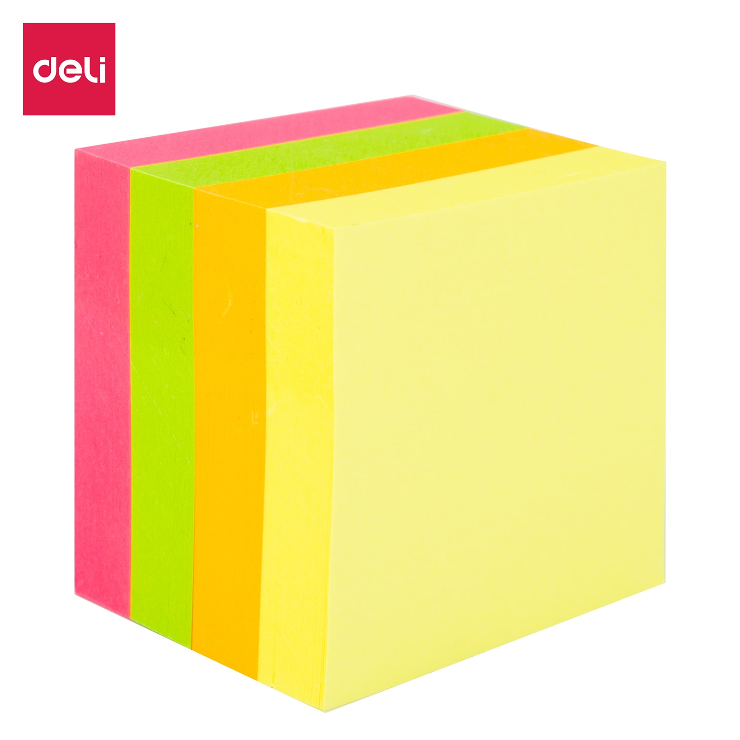 Deli Sticky Notes/memo tempel dengan 2 jenis warna terang EA01703 ...