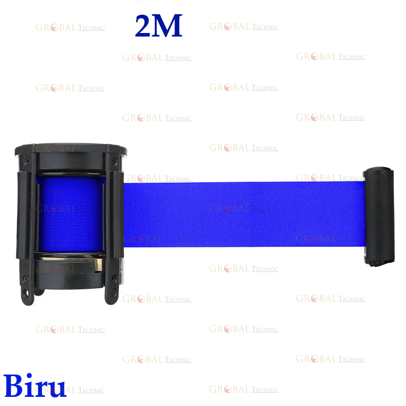 Queue Ribbon 2M Kepala Tiang Antrian / Pita Roll Tiang Antrian | Lazada ...