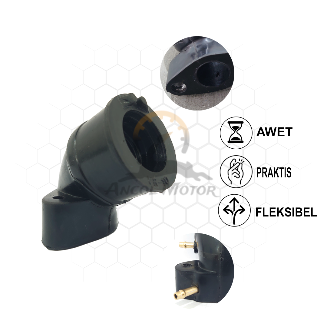 Manipol Intake Satria 120R 2 Tak Hiu 2T Manifold Manipul Motor Suzuki ...