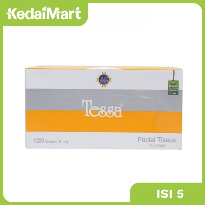 Tessa Tissue Perak Non Perfume Isi 5 x 120 Sheets | Lazada Indonesia