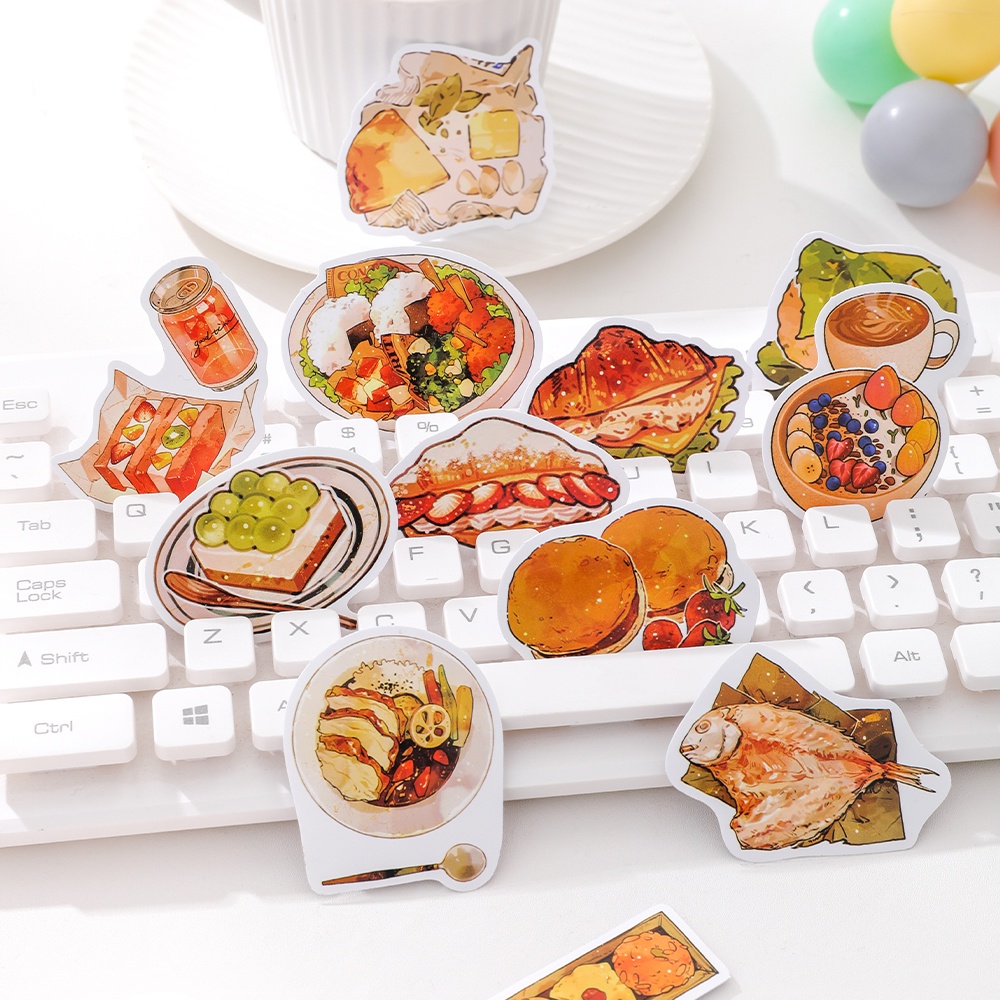 Stiker Makanan / Sticker Motif Makanan / Stiker Dekorasi Makanan ...