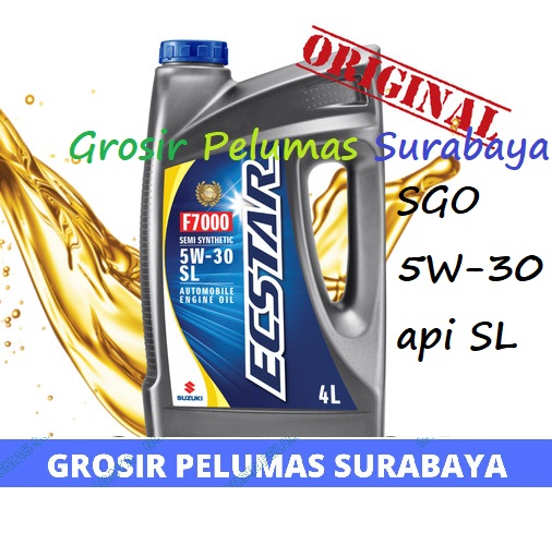 Oli mesin Original Suzuki SGO ECSTAR F7000 sae 5w30 5w/30 5w-30 Api SL ...