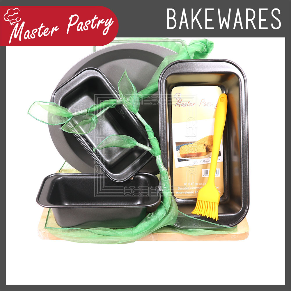 Parcel Master Pastry Bakeware Set Loaf Pan + Pie Pan | Lazada Indonesia