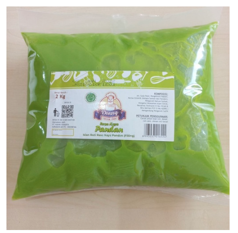 Donny Rasa Kaya Pandan 2kg Edna Selai Isian Roti Rasa Sarikaya Pandan ...