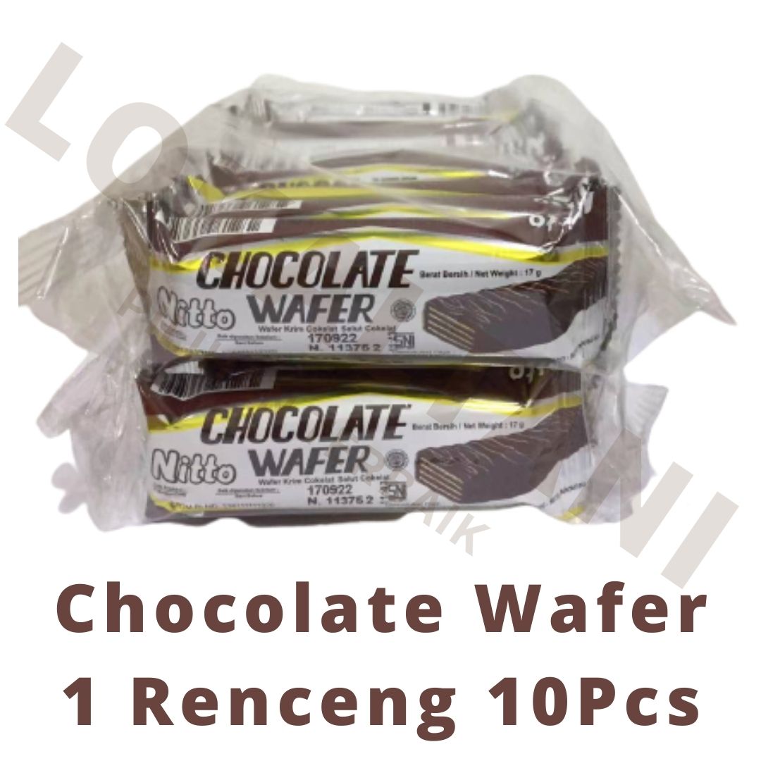 Nitto Chocolate Wafer 1 Renceng isi 10 Pcs | Lazada Indonesia