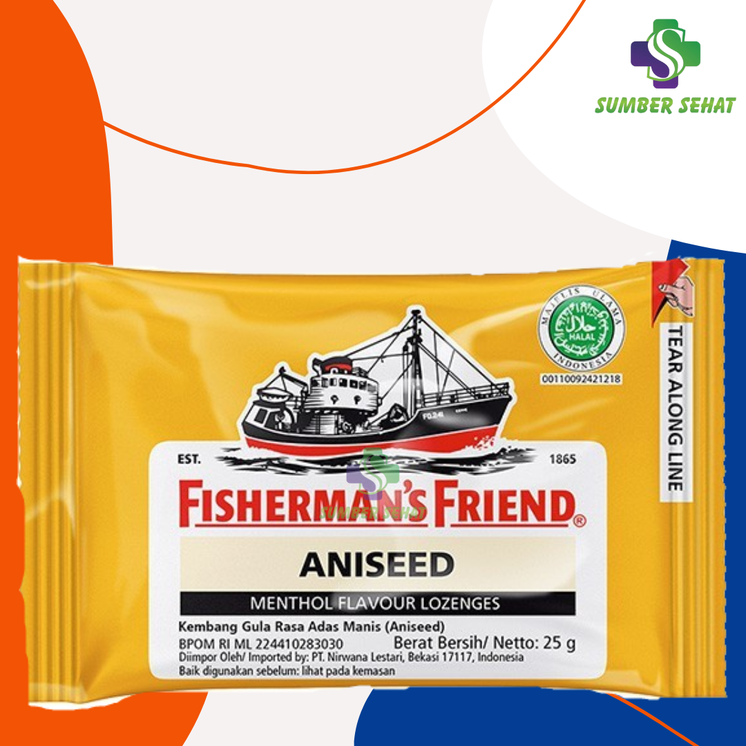FISHERMAN'S FRIEND LOZENGES ANISEED SACHET | Lazada Indonesia