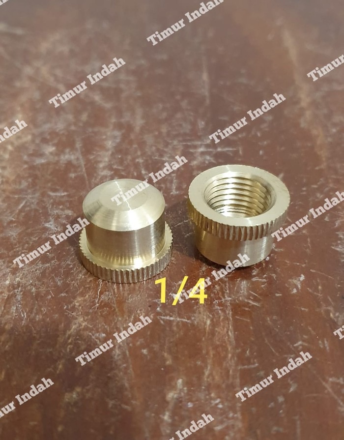 Dop 1/4 / tutup drat dalam 1/4 - KUNINGAN | Lazada Indonesia