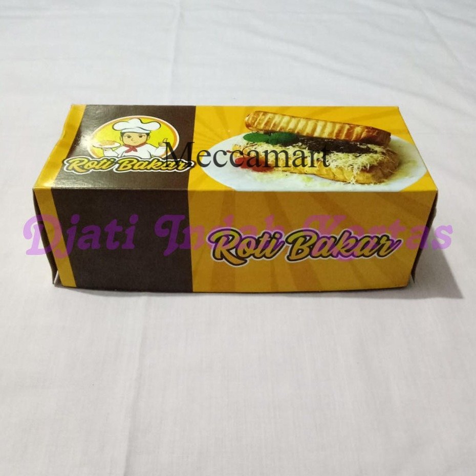 Dus Kemasan Roti Bakar / Kardus Roti Bakar Uk. 19.5 x 8.5 x 6.8 Isi 50pcs / Pack | Lazada Indonesia