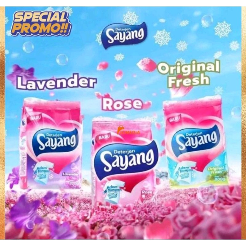 SAYANG Original Fresh Detergent 260g | Detergent Bubuk | Pembersih Pakaian | Lazada Indonesia