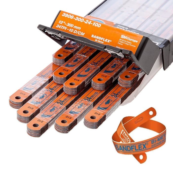 CATUR- Mata Gergaji Besi Sandflex ASLI Sanflex 18 TPI ORIGINAL SWEDEN ...