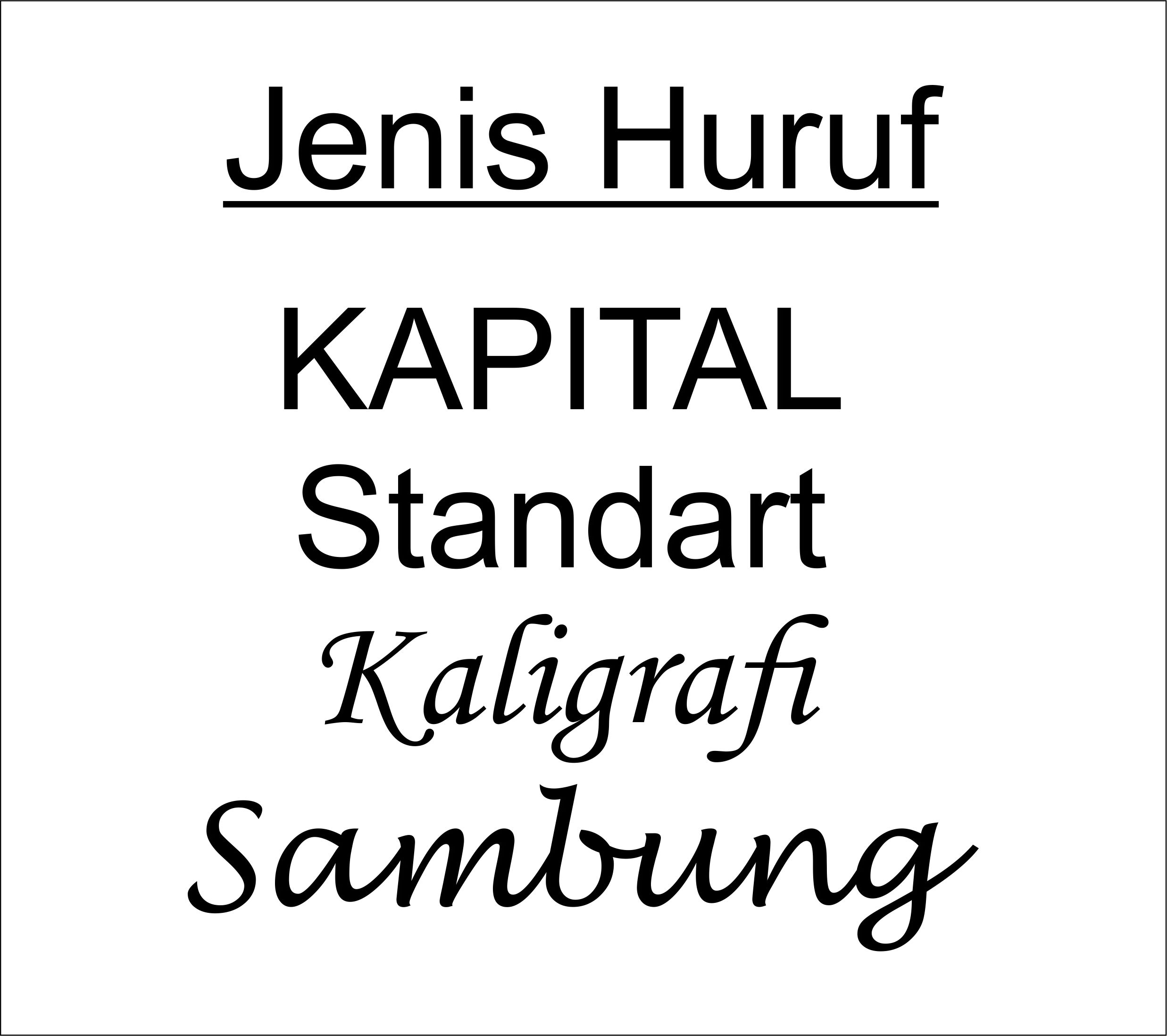Font Jenis Huruf - Free Bordir - Bahan Tebal | Lazada Indonesia