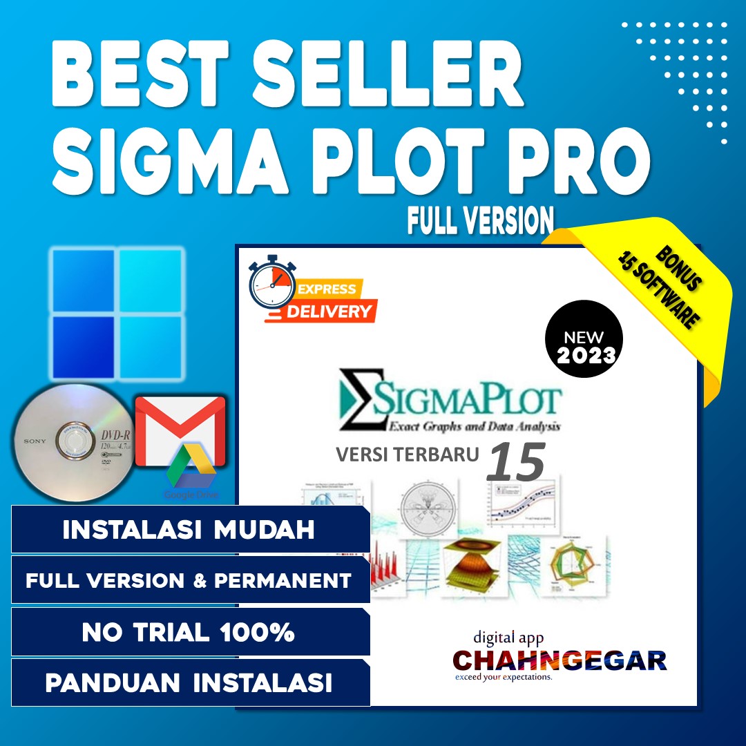 SigmaPlot 15.0 versi 2023 Full Version Lisensi Lifetime Software untuk ...