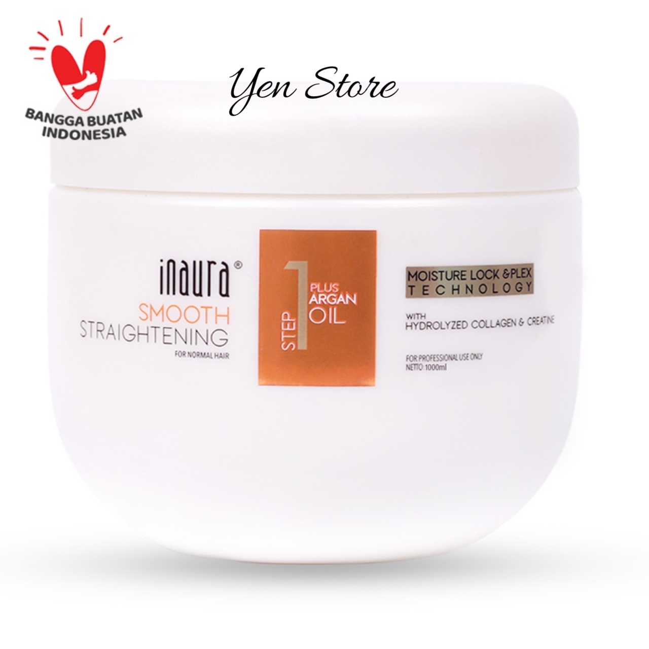 Inaura smooth strightening 1000 gram obat smoothing permanen ...